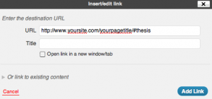 Anchor links: How to create jump links in WordPress