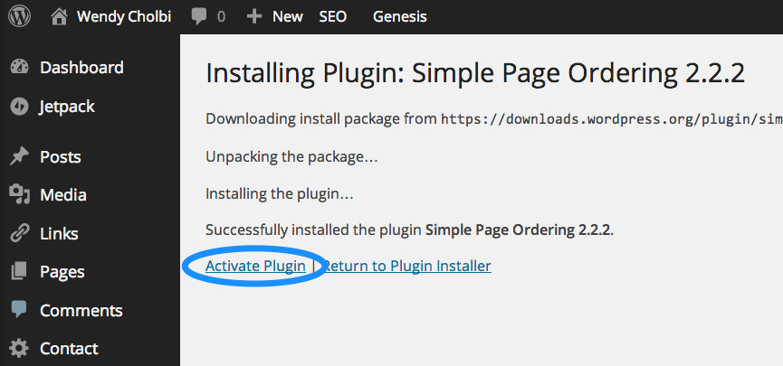 How to install a WordPress plugin